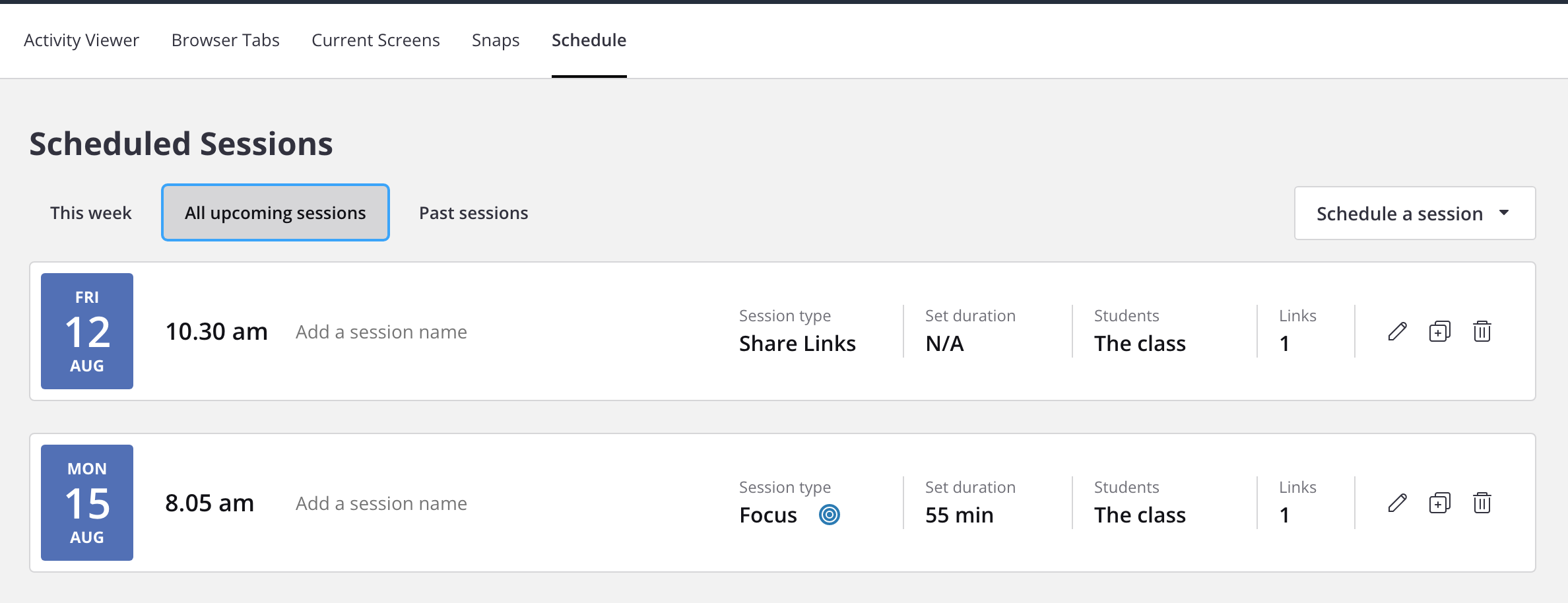 How do I schedule guided browsing ahead of time? – Hapara Support
