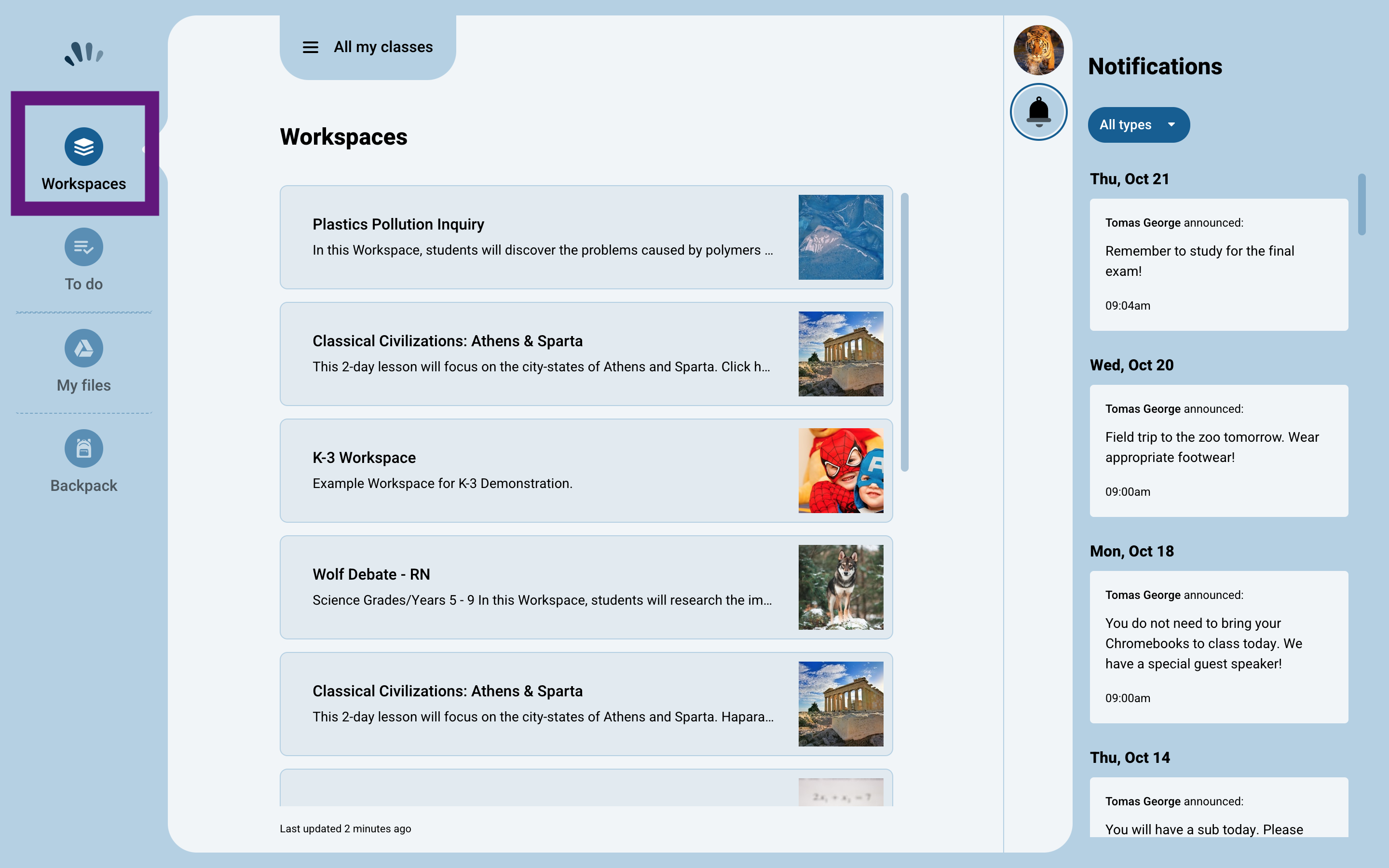 What is Workspace? – Hapara Support