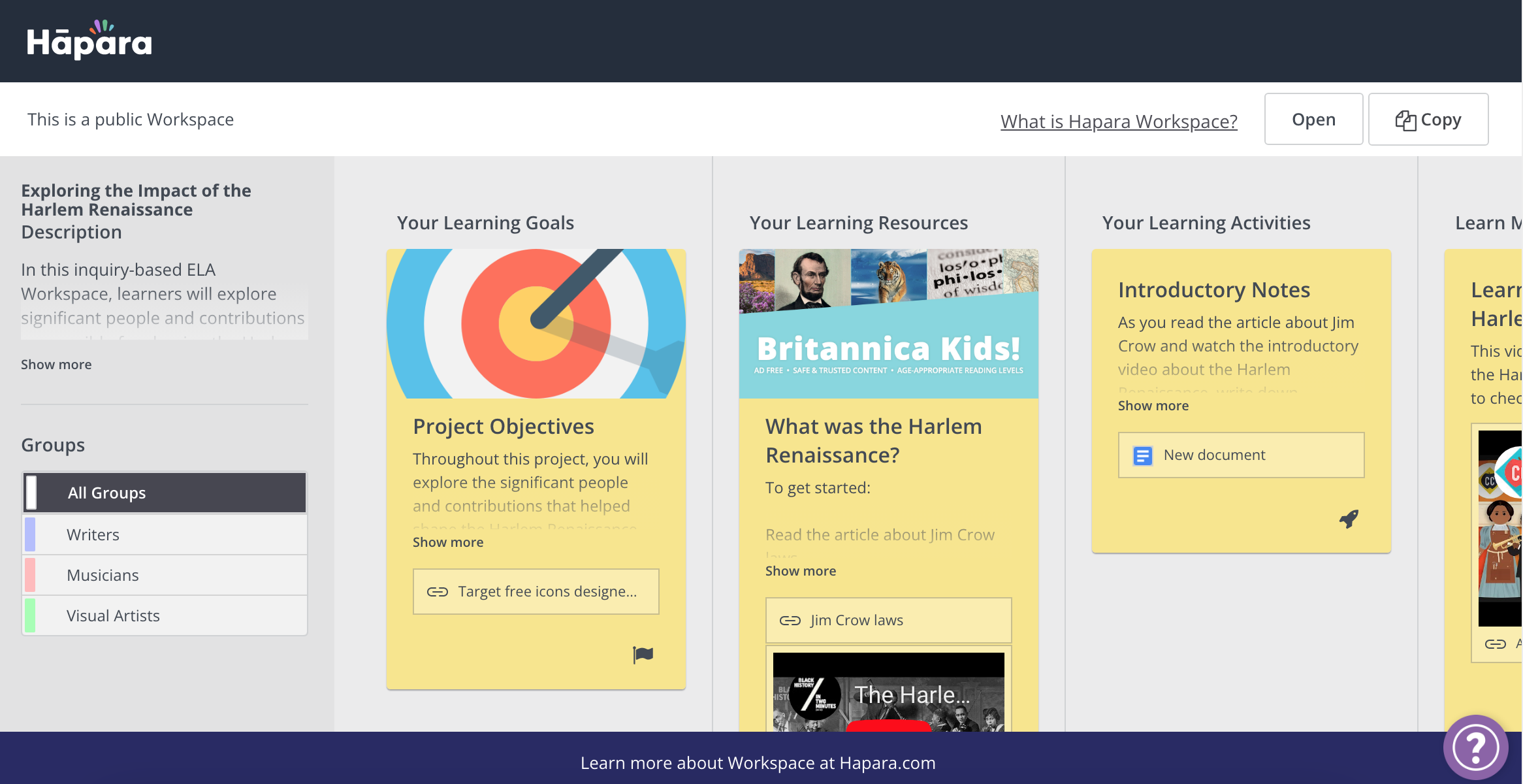 Finding And Copying Public Workspaces Hapara Support 6318