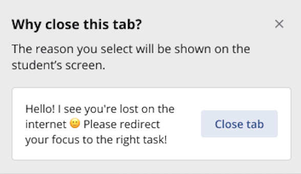 Ways to prevent the need to close or block tabs – Hapara Support