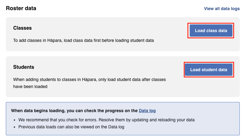 Class rostering: Admin-managed rosters – Hapara Support