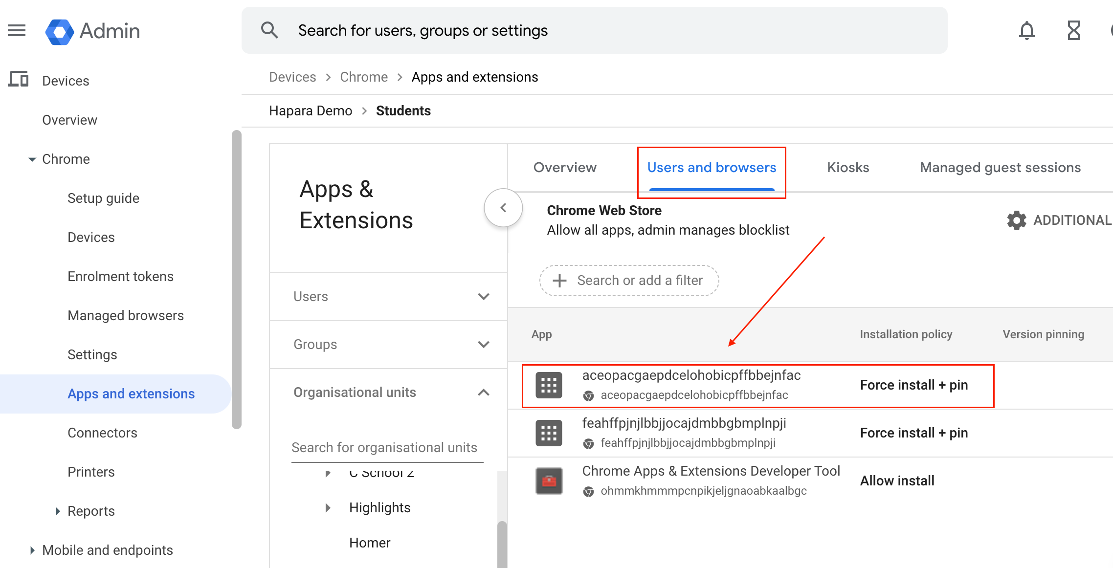 Highlights extension URL update – Hapara Support