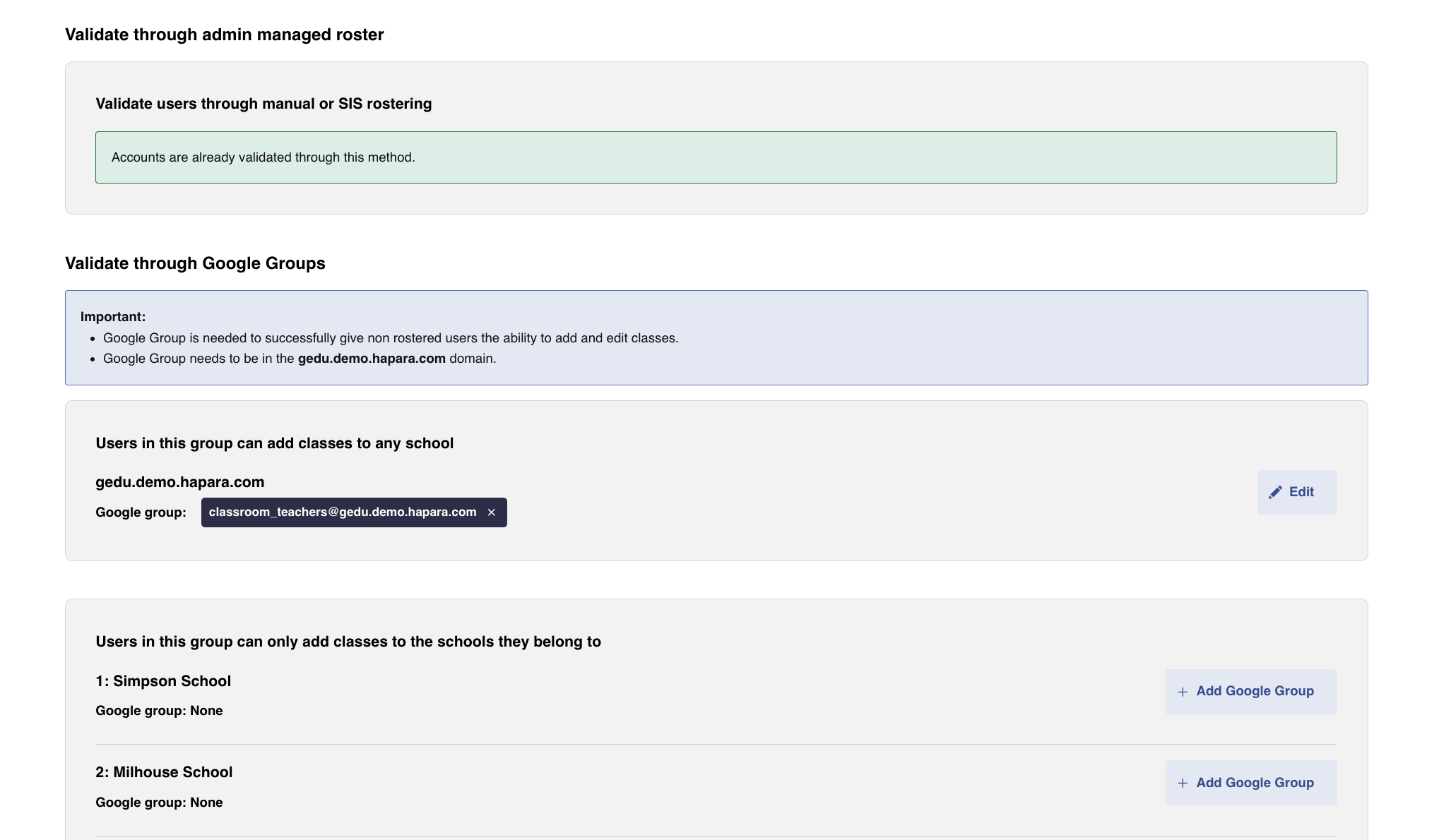 How to let teachers create and manage classes – Hapara Support