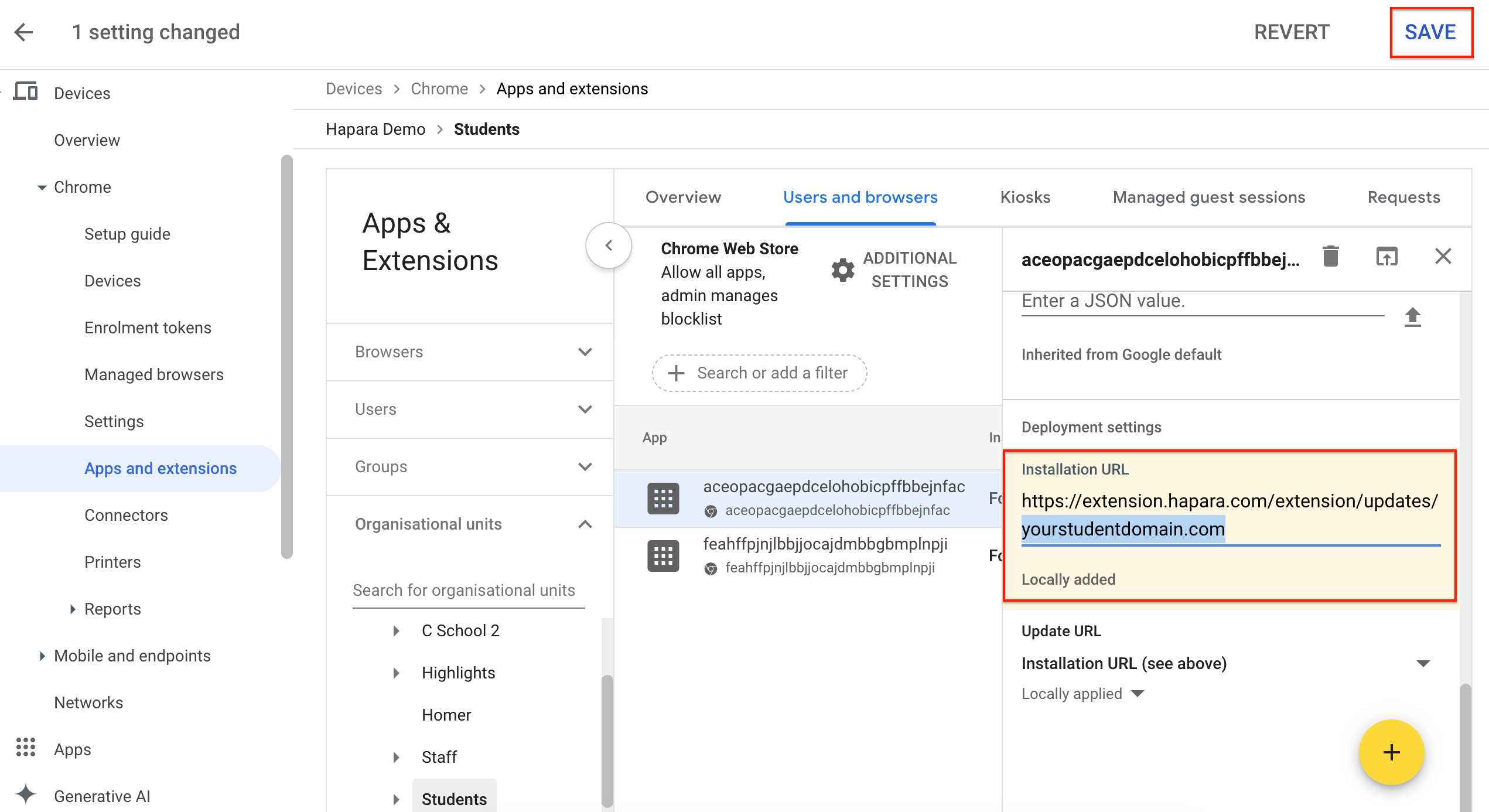 Highlights extension URL update – Hapara Support