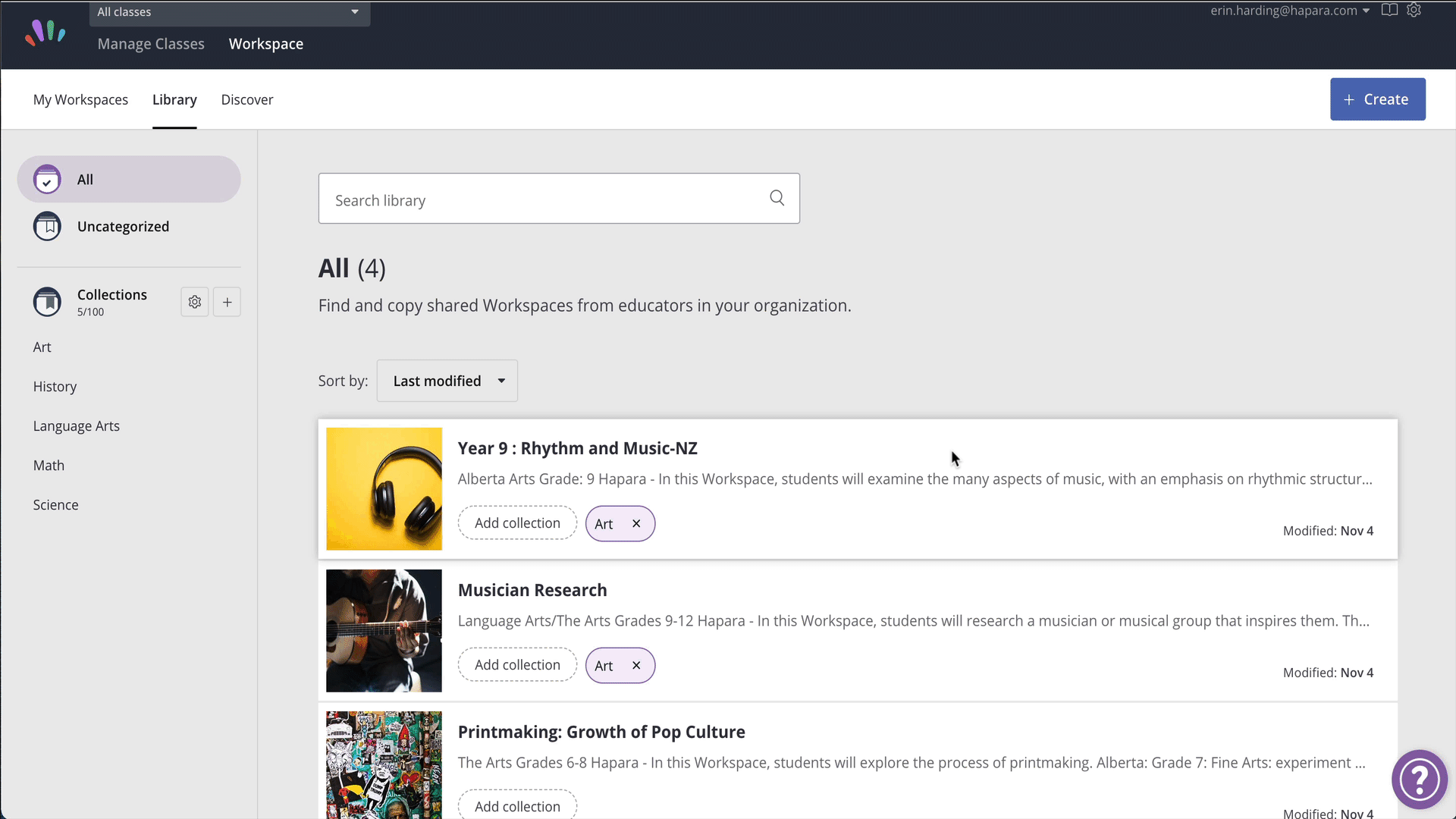 Workspace library–how to find and share Workspaces within your ...