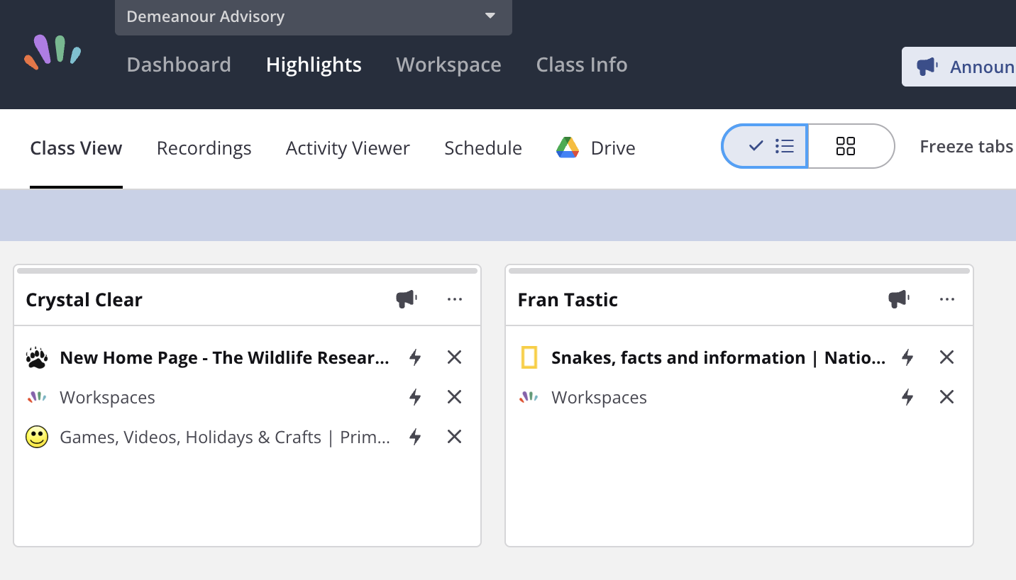 Chrome multiple desktops with Hāpara Highlights – Hapara Support